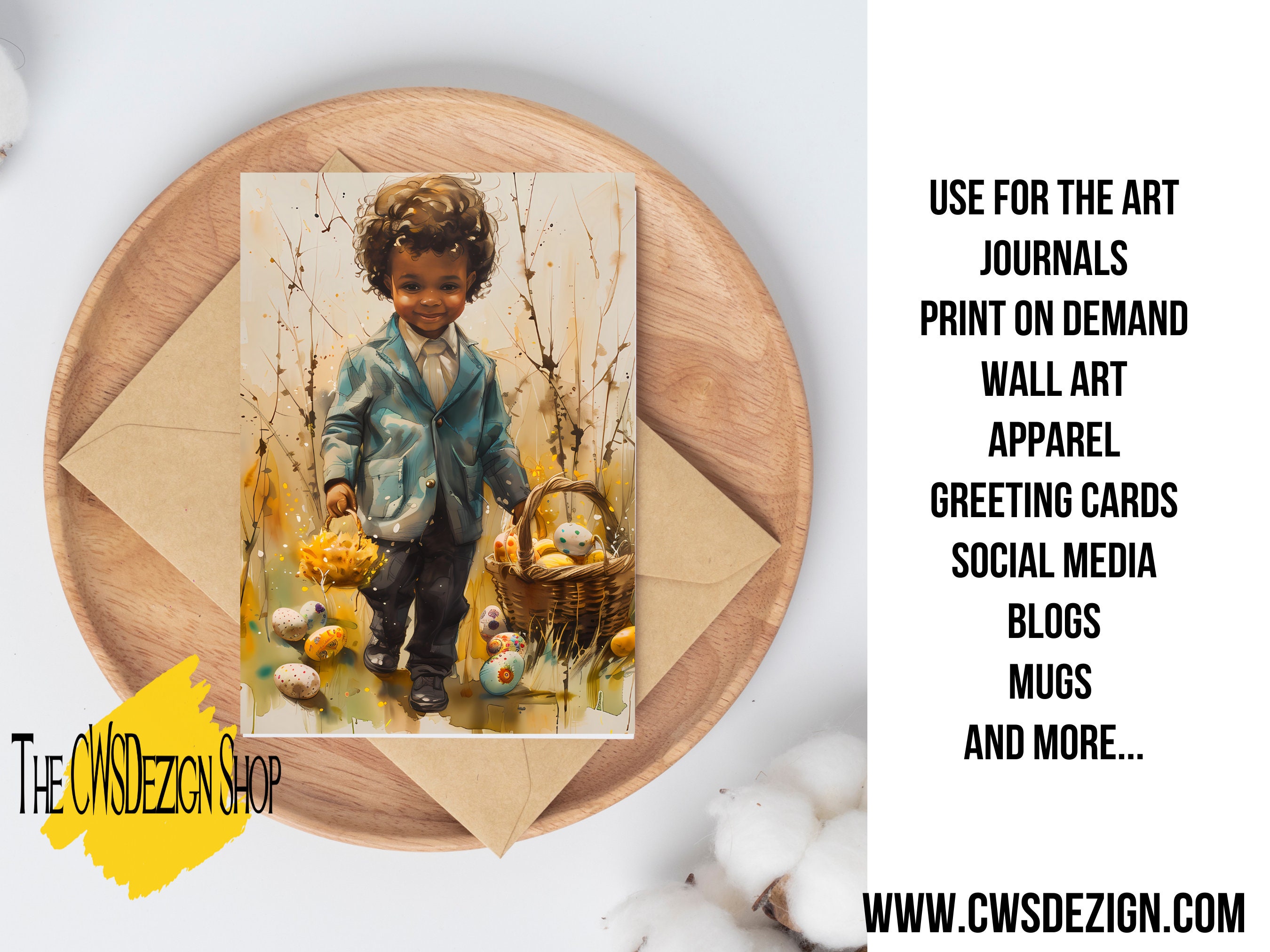 Easter Kids Clipart Set | African American Children | Easter Basket Art ...