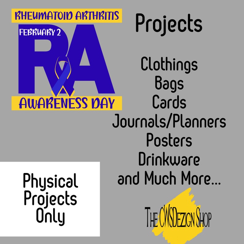 Rheumatoid Arthritis SVG | RA Awareness | Inclusive Art | Autoimmune ...