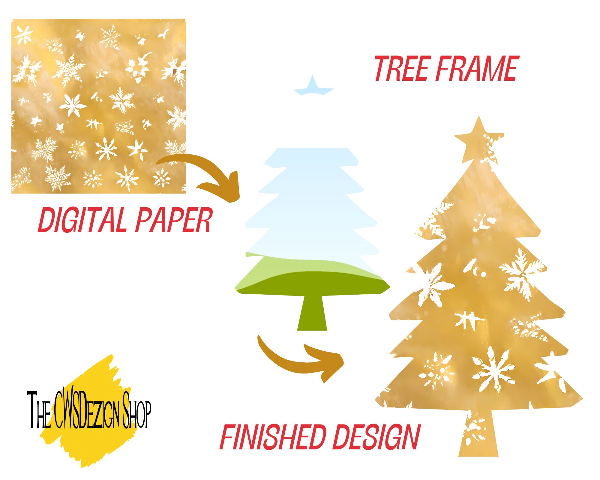 Canva Frames Bundle | Christmas Canva Frame | Canva Frame Template ...