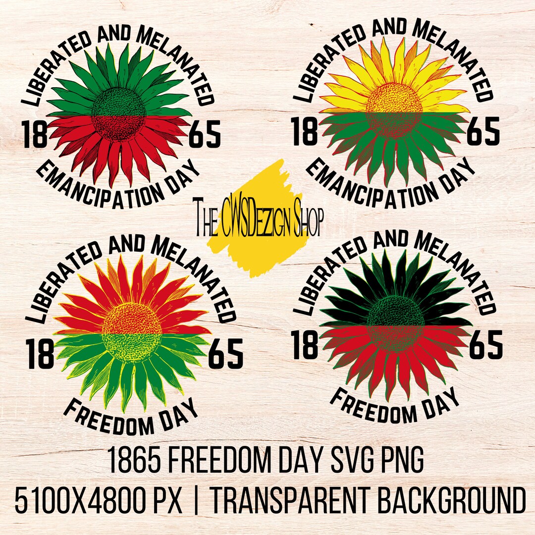 Juneteenth Sunflower SVG PNG | Freedom Day | Black History | Black ...