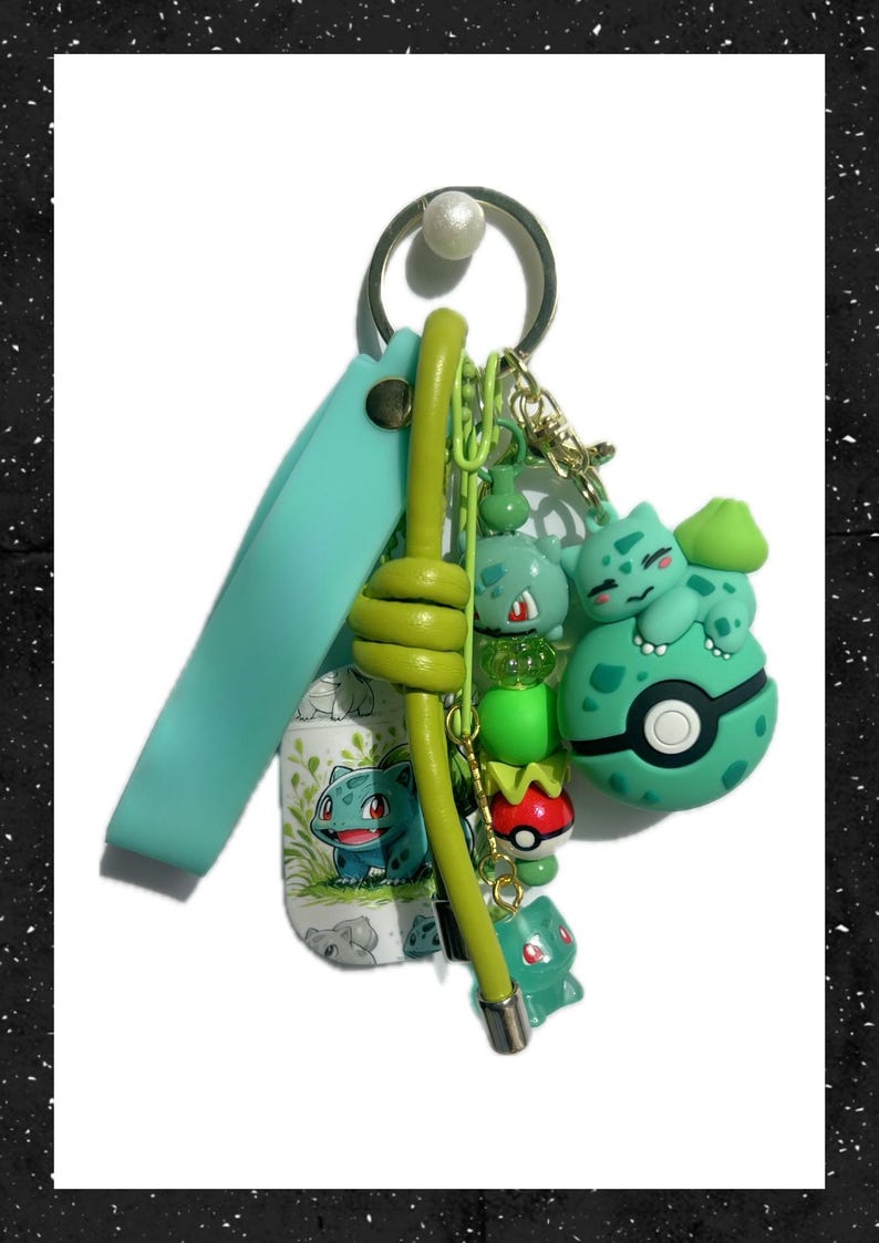 Anime-style Creature Charm Keychains | Colorful Kawaii Bag Charms ...