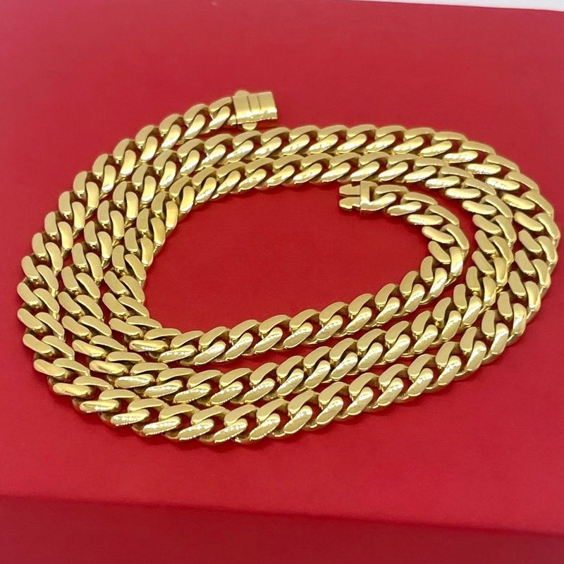 14k Cuban Lock - Etsy