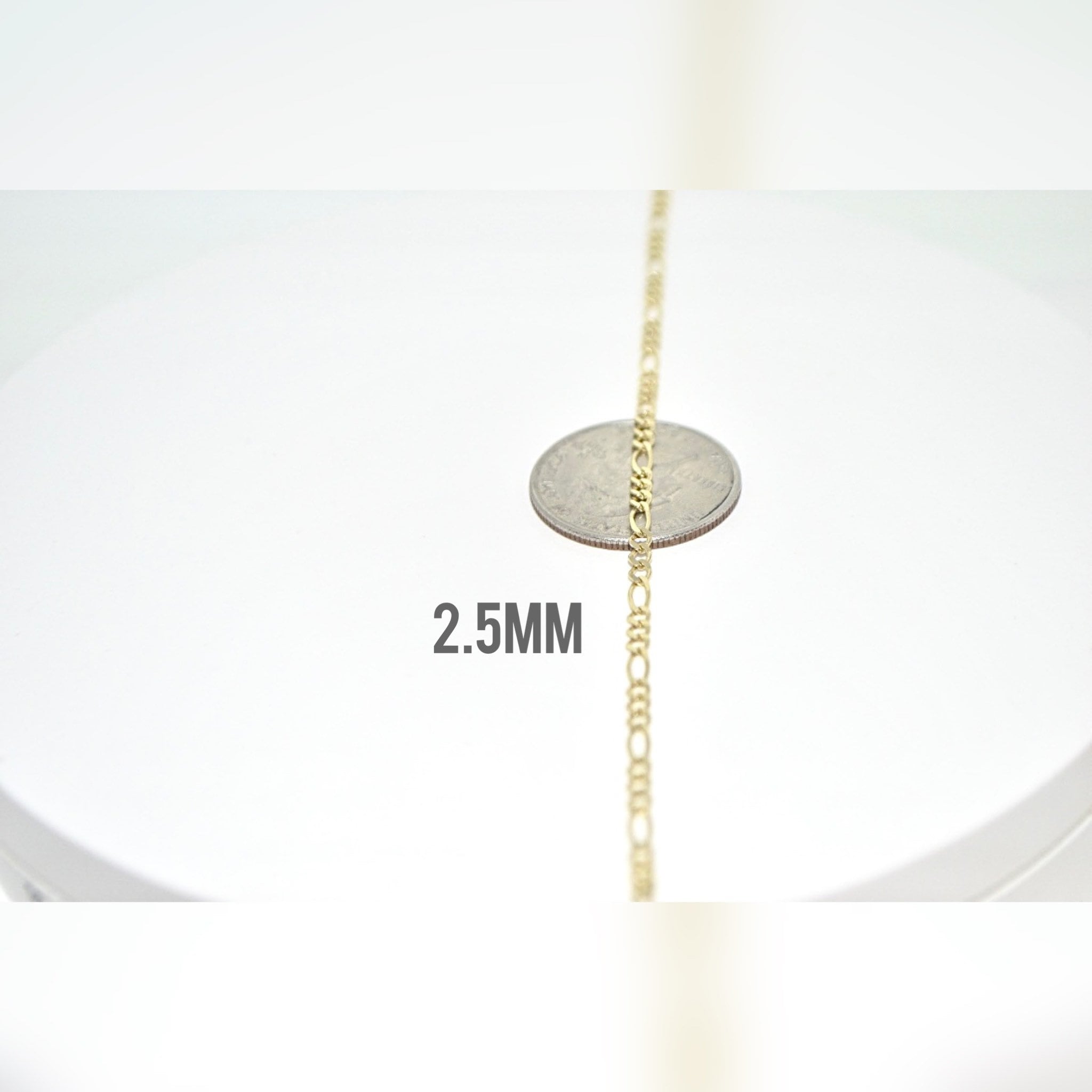 Gold Figaro Chain Necklace 14k Solid Figaro Chain Mens - Etsy