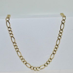 Gold Figaro Chain Necklace 14k Solid Figaro Chain Mens - Etsy