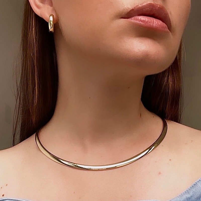 Omega Chain Necklace - Etsy