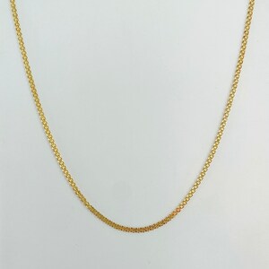 14k Gold Bismark Chain Choker Necklace | Fancy Gold Bismarck Link ...