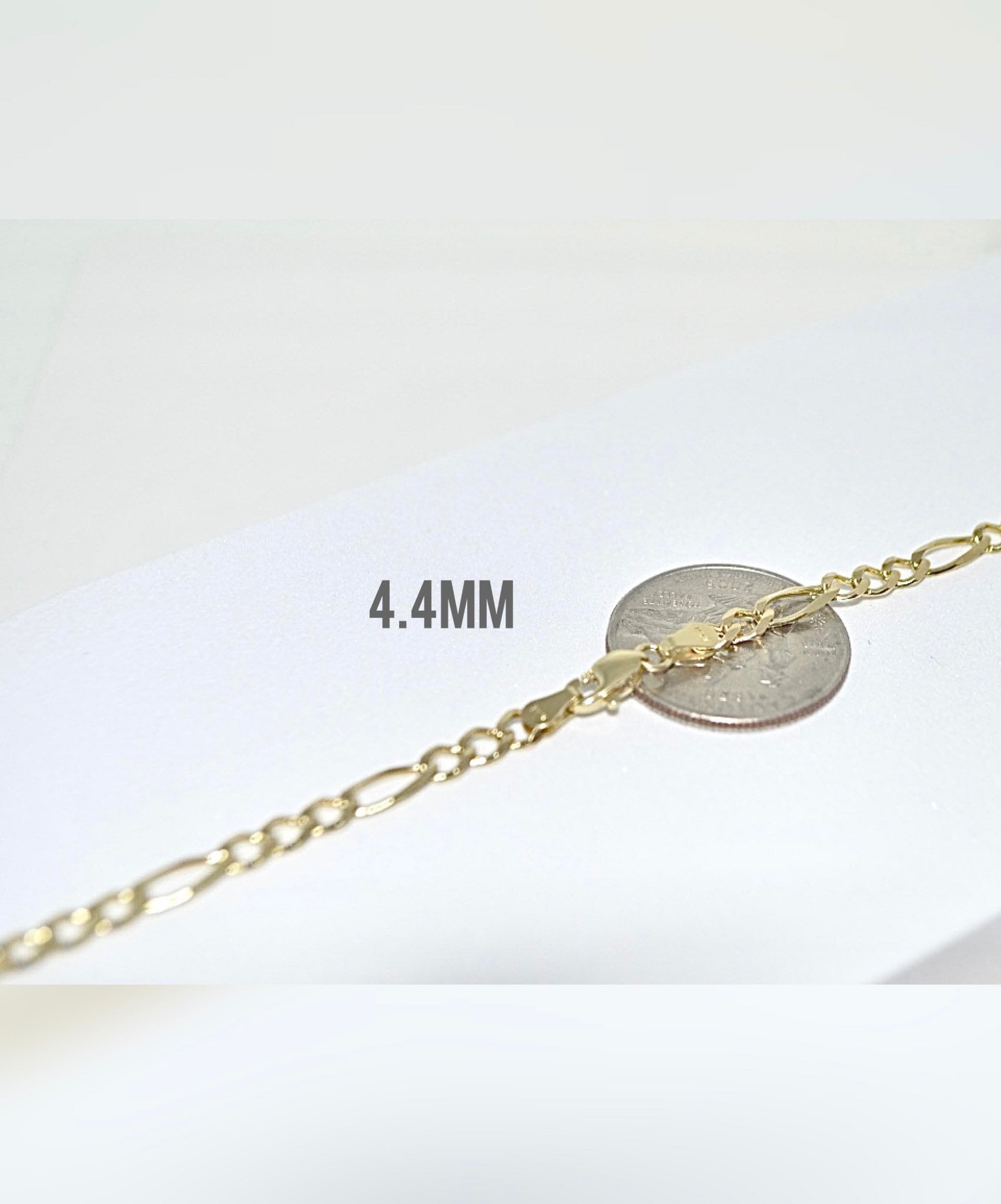 Gold Figaro Chain Necklace 14k Solid Figaro Chain Mens - Etsy