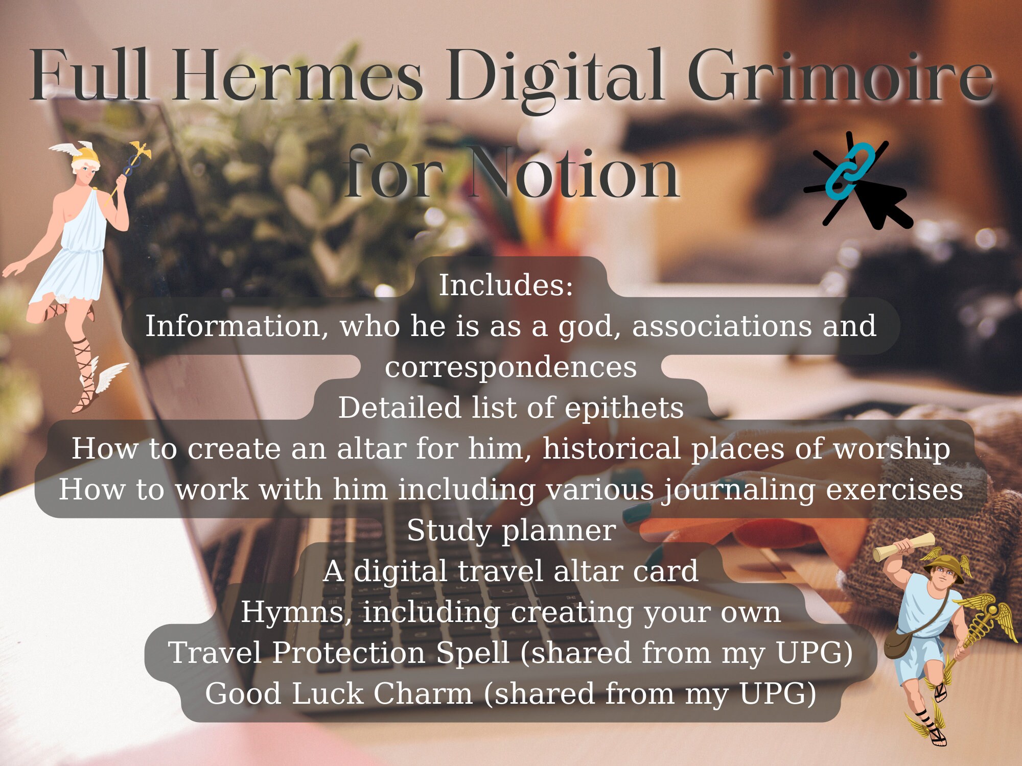 Full Hermes Digital Grimoire for Notion - Etsy