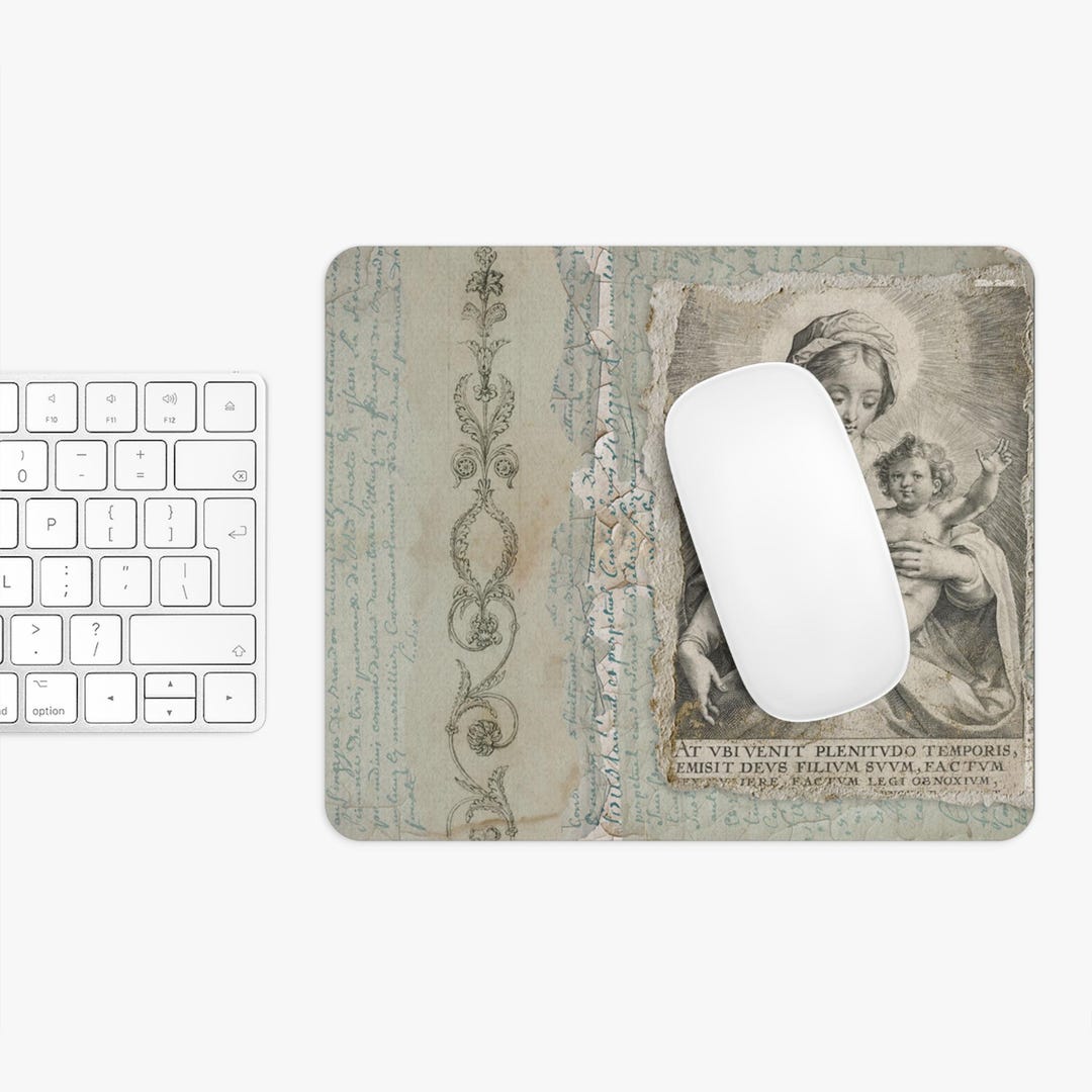 Mother of Jesus Mouse Pad, Elegant Desk Accessory, Office Decor, Gift ...