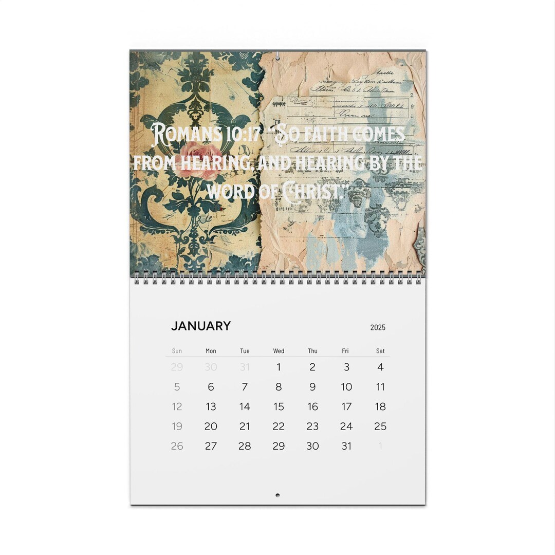 2025 Christian Desktop Calendar, Religious Month Display, Catholic Art ...