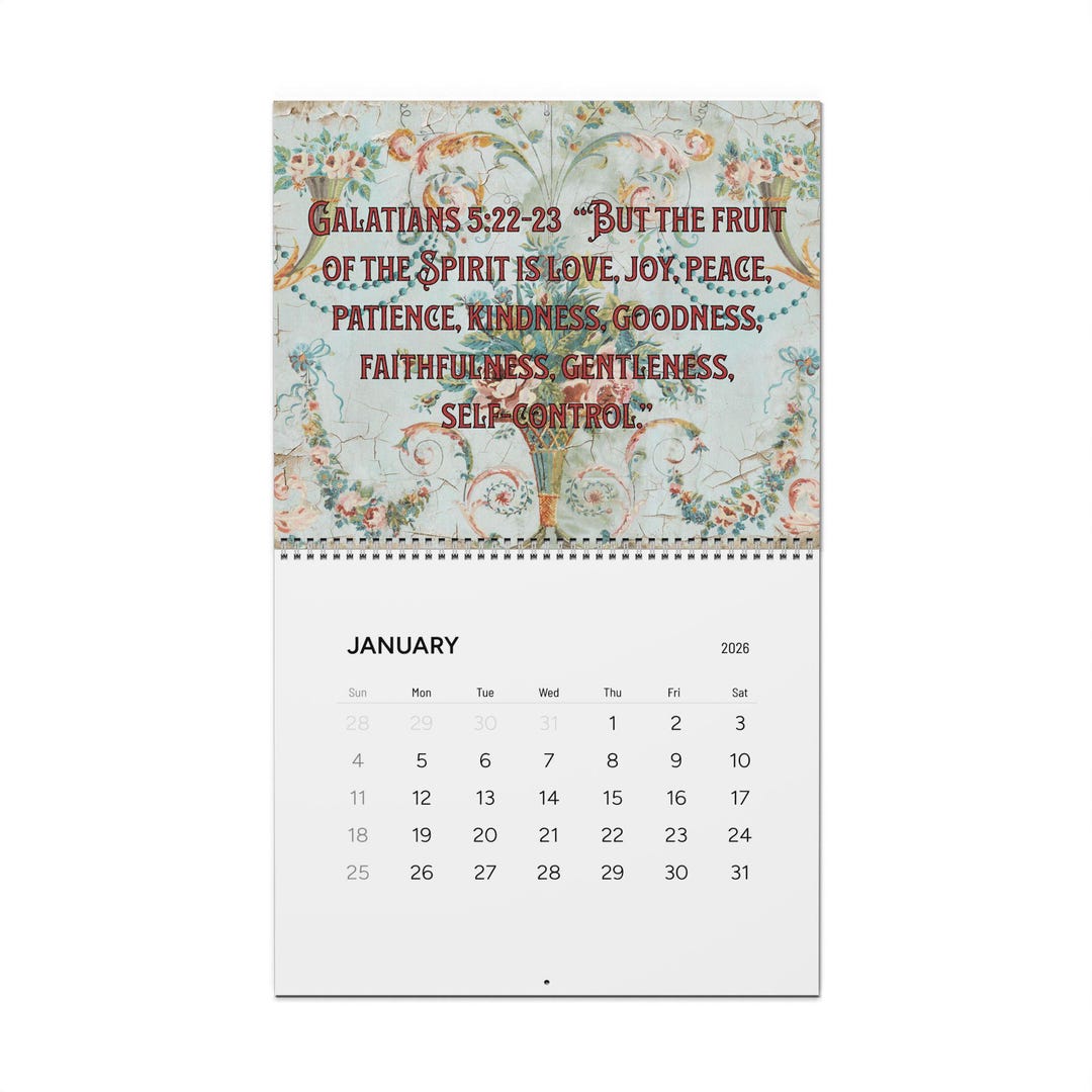 2026 Bible Verse Wall Calendar, Catholic Christian Gift - Etsy Australia