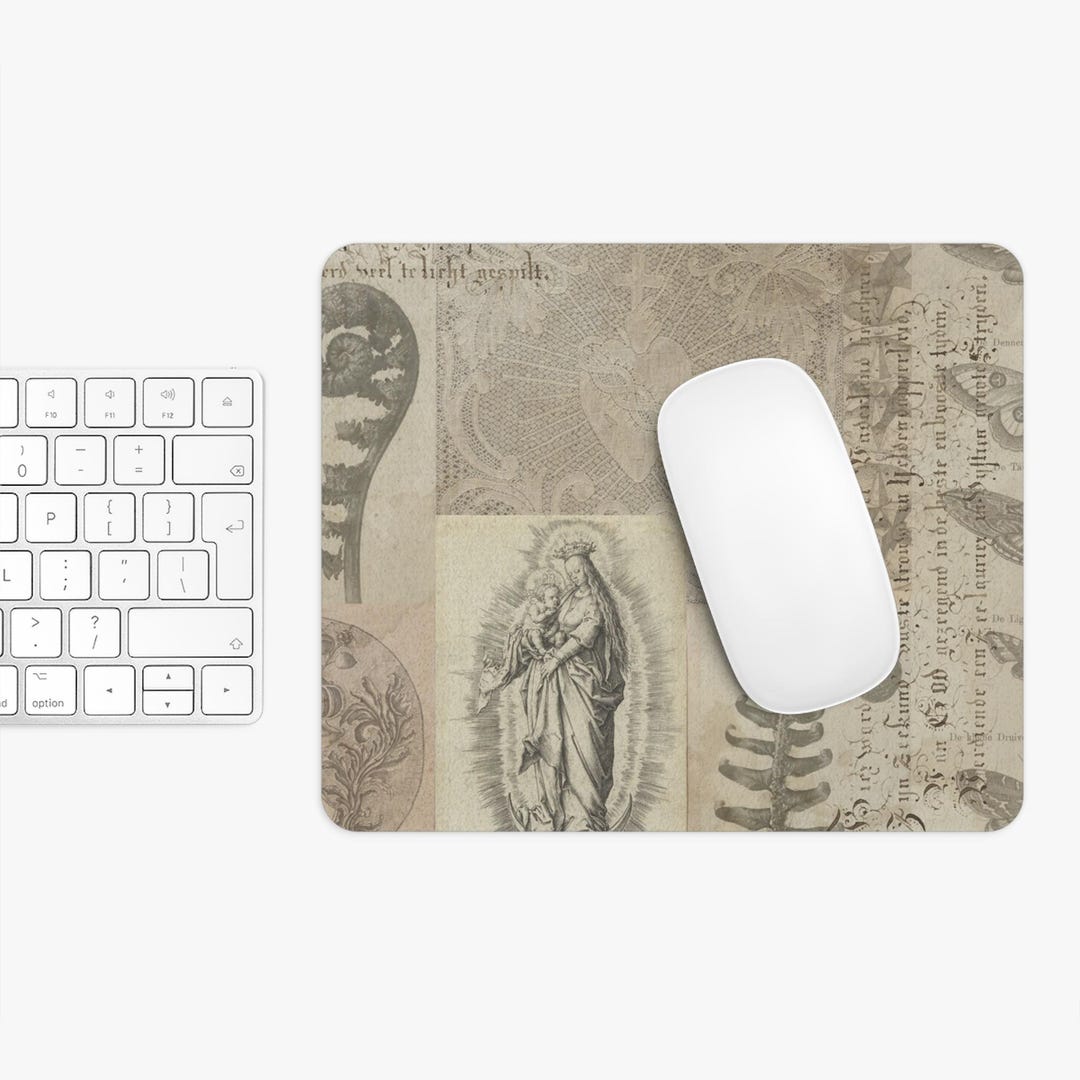 Mouse Pad With Christian Holy Mother of Jesus Madonna, Elegant Desk ...