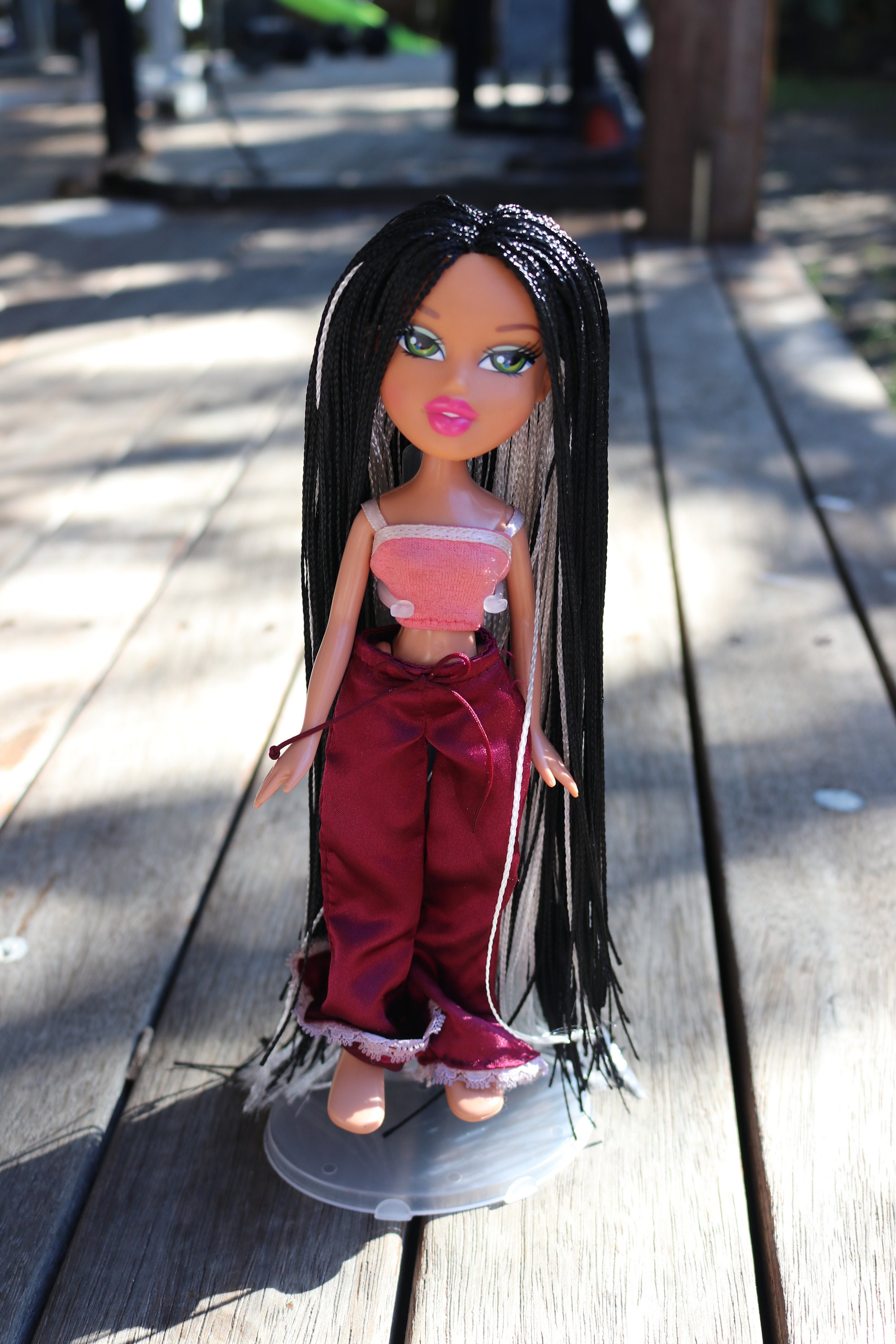 Bratz CUSTOM Ooak One of a Kind Doll Reroot Custom Tokyo a Go Go Fianna ...