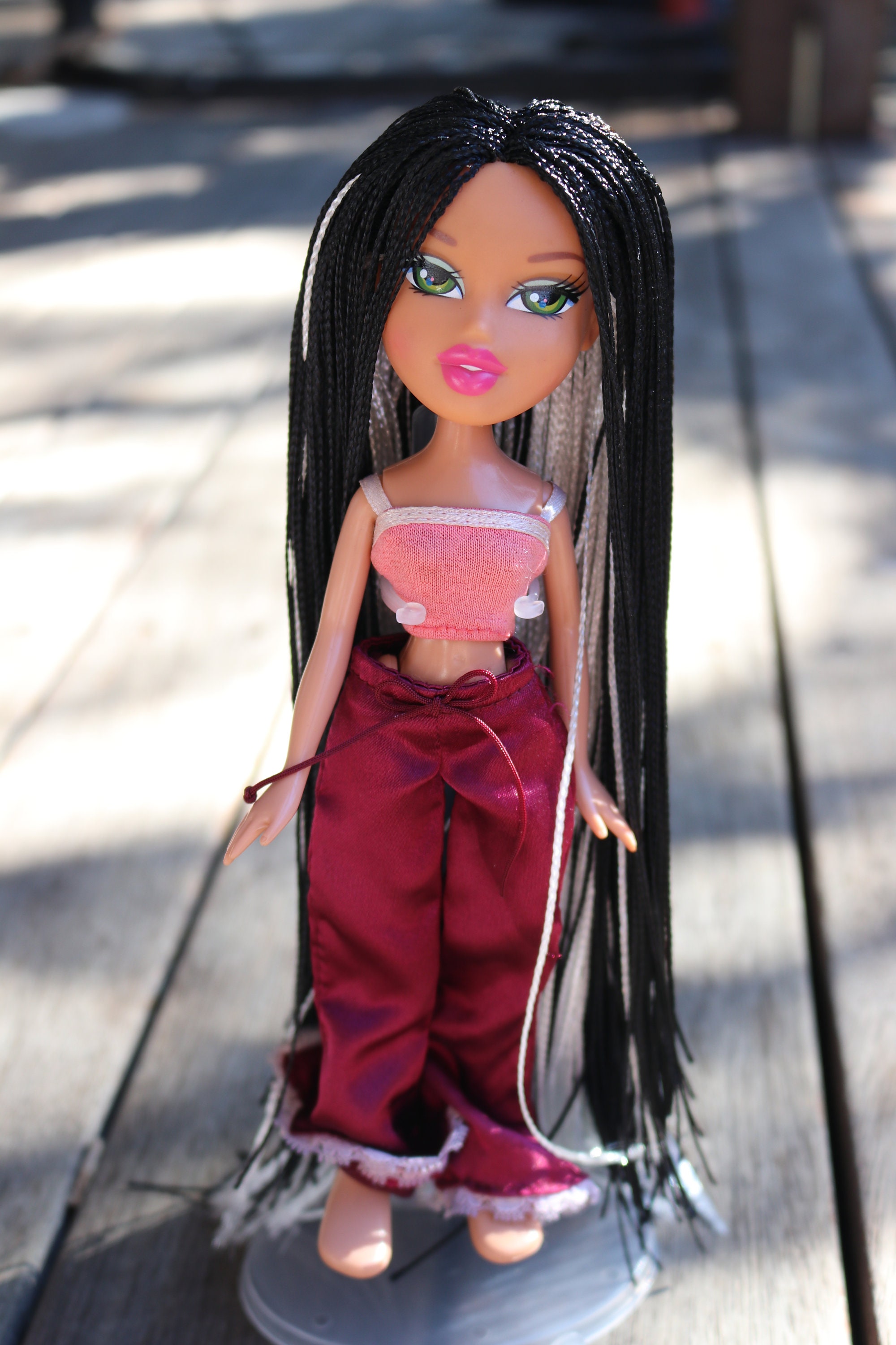 Bratz CUSTOM Ooak One of a Kind Doll Reroot Custom Tokyo a Go Go Fianna ...