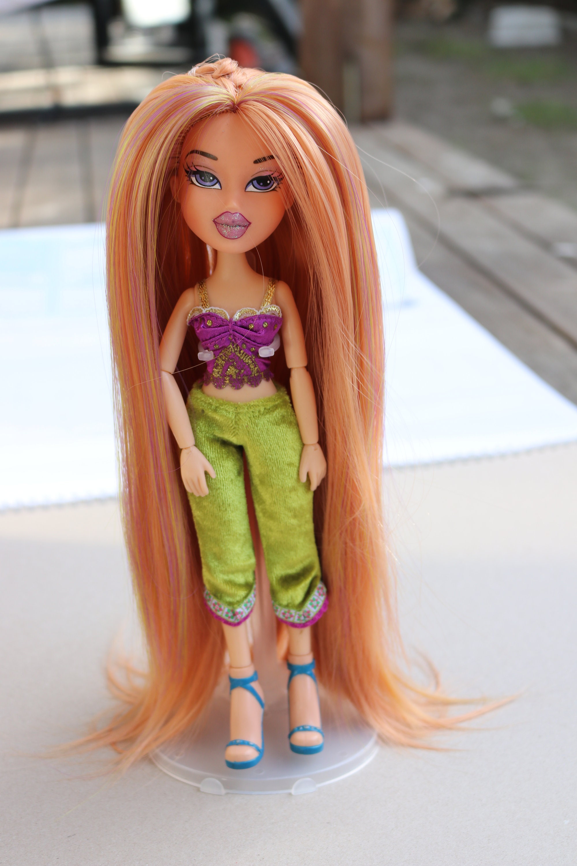 Bratz CUSTOM Ooak One of a Kind Doll Reroot Funk N Glow Cloe With ...