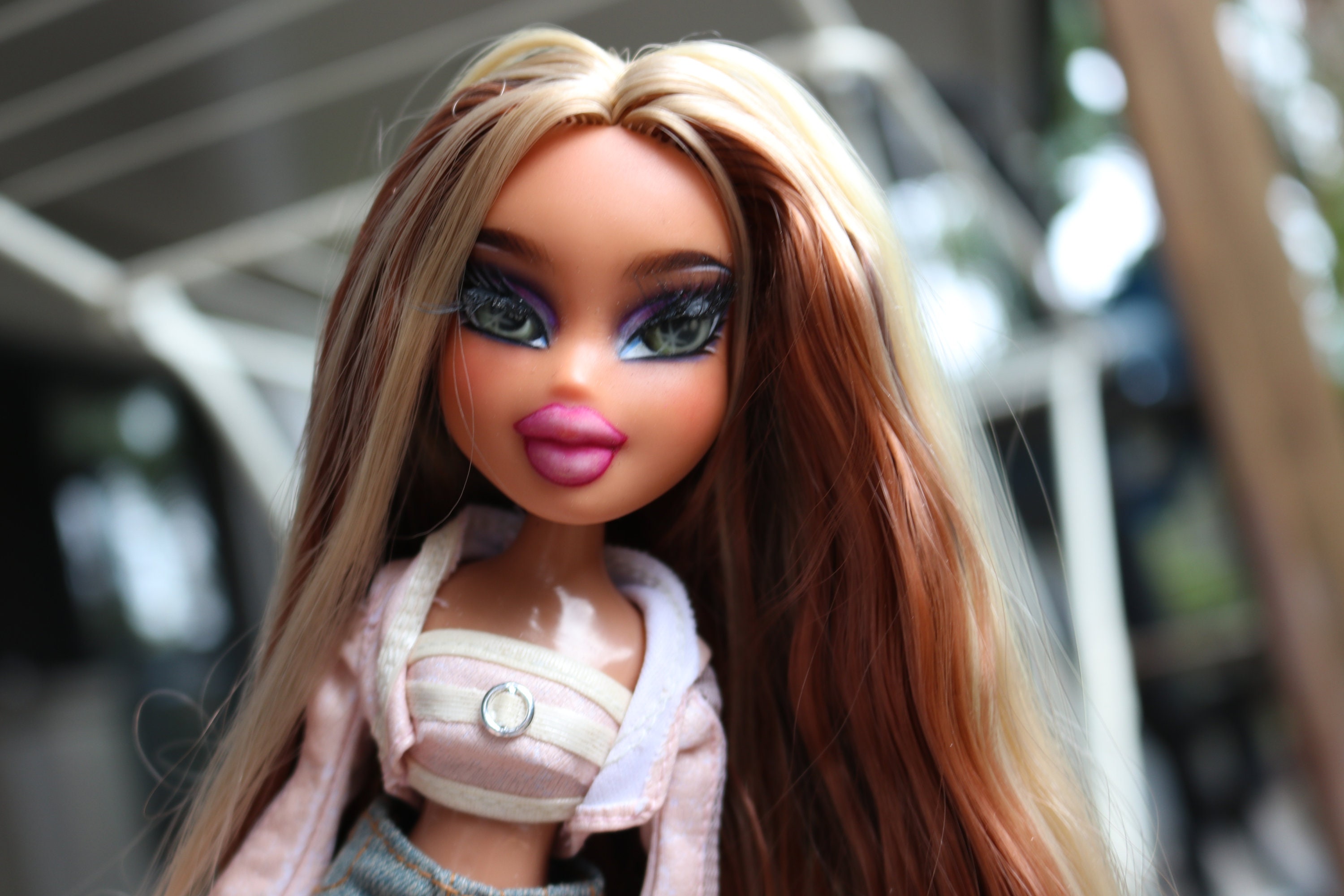 Bratz CUSTOM Ooak One of a Kind Doll Repainted Repaint Funk Out Yasmin ...