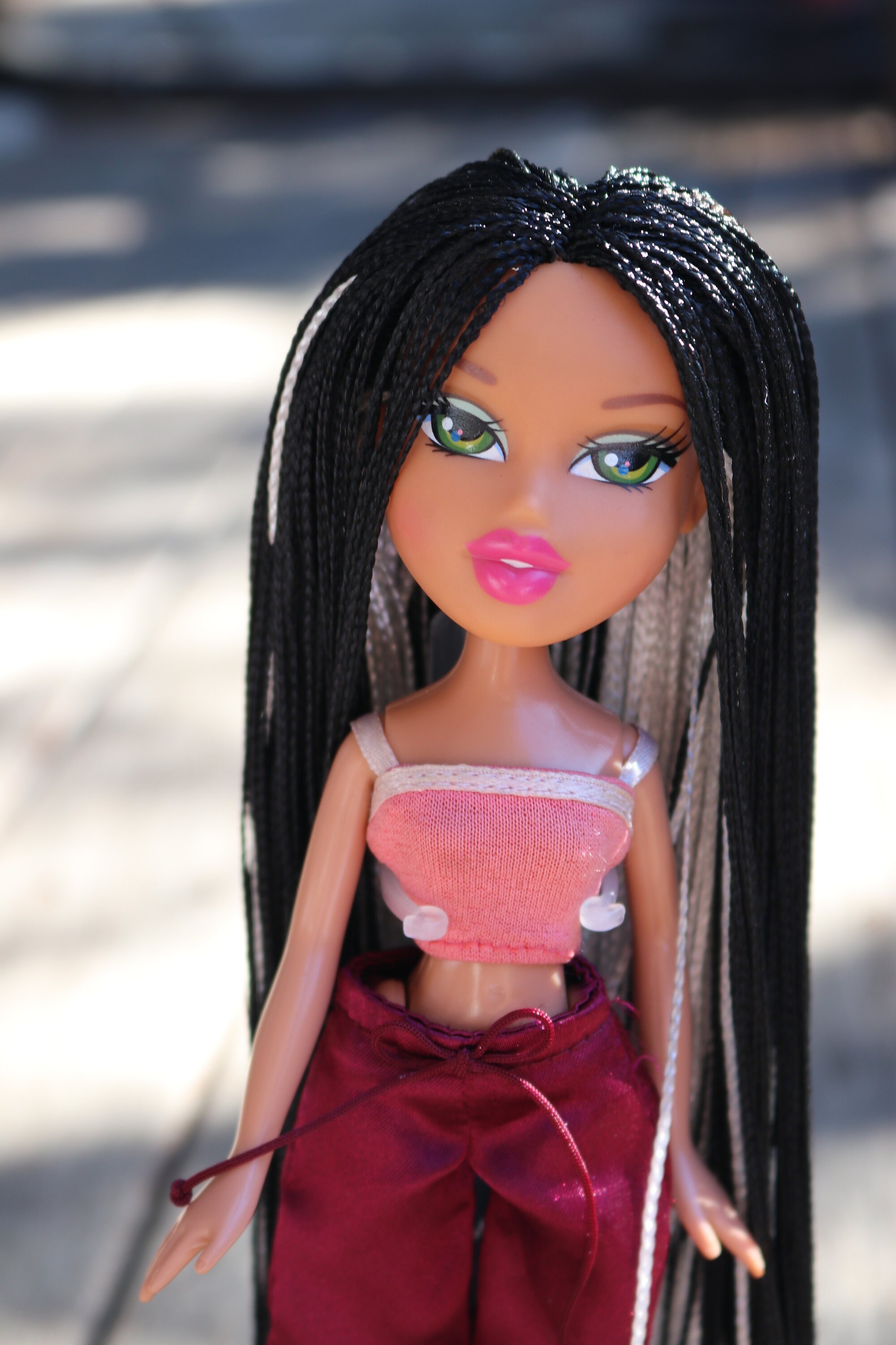 Bratz CUSTOM Ooak One of a Kind Doll Reroot Custom Tokyo a Go Go Fianna ...