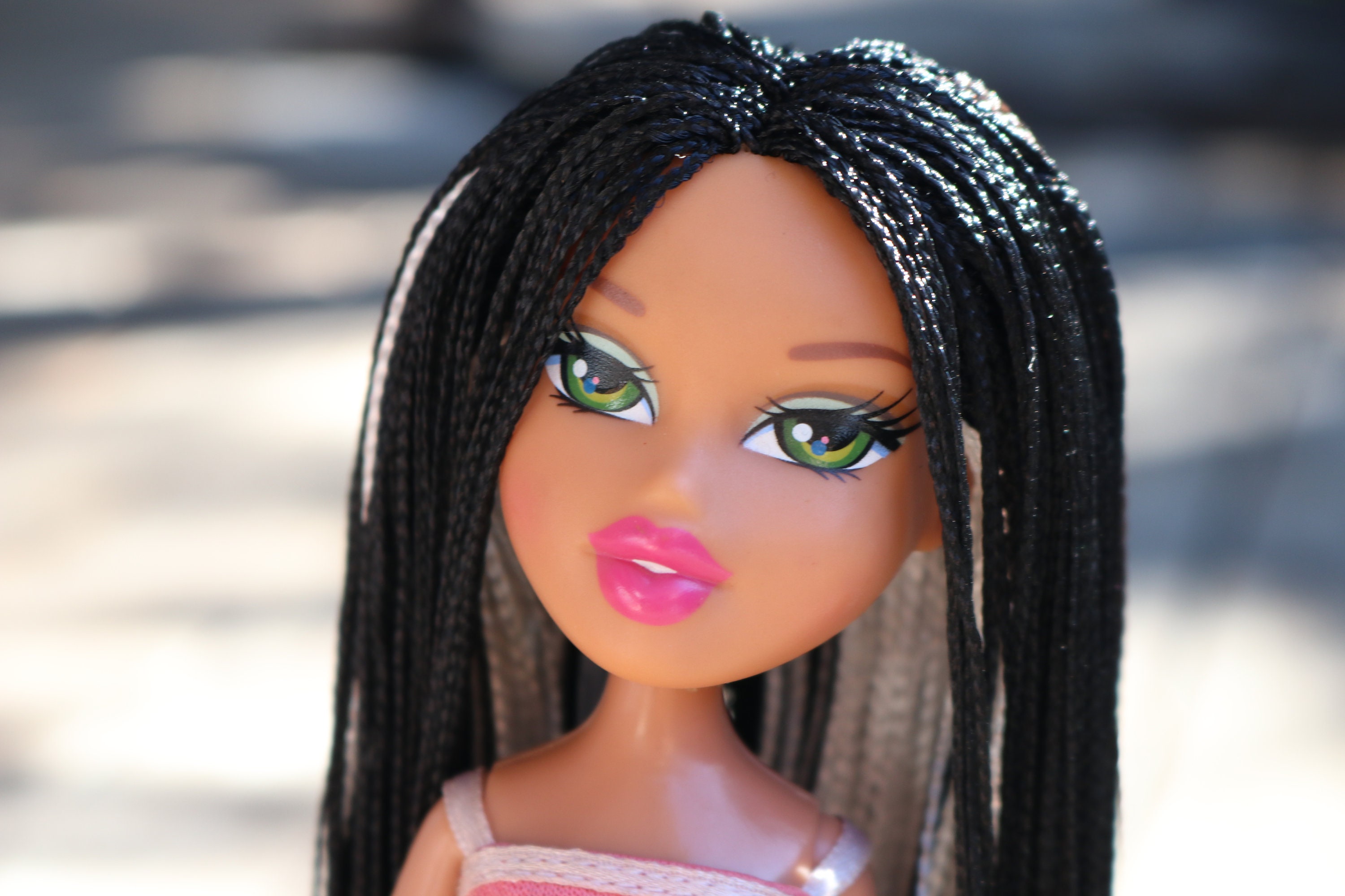 Bratz CUSTOM Ooak One of a Kind Doll Reroot Custom Tokyo a Go Go Fianna ...