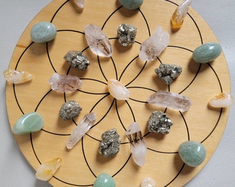 Seed of Life Crystal Grid - Etsy