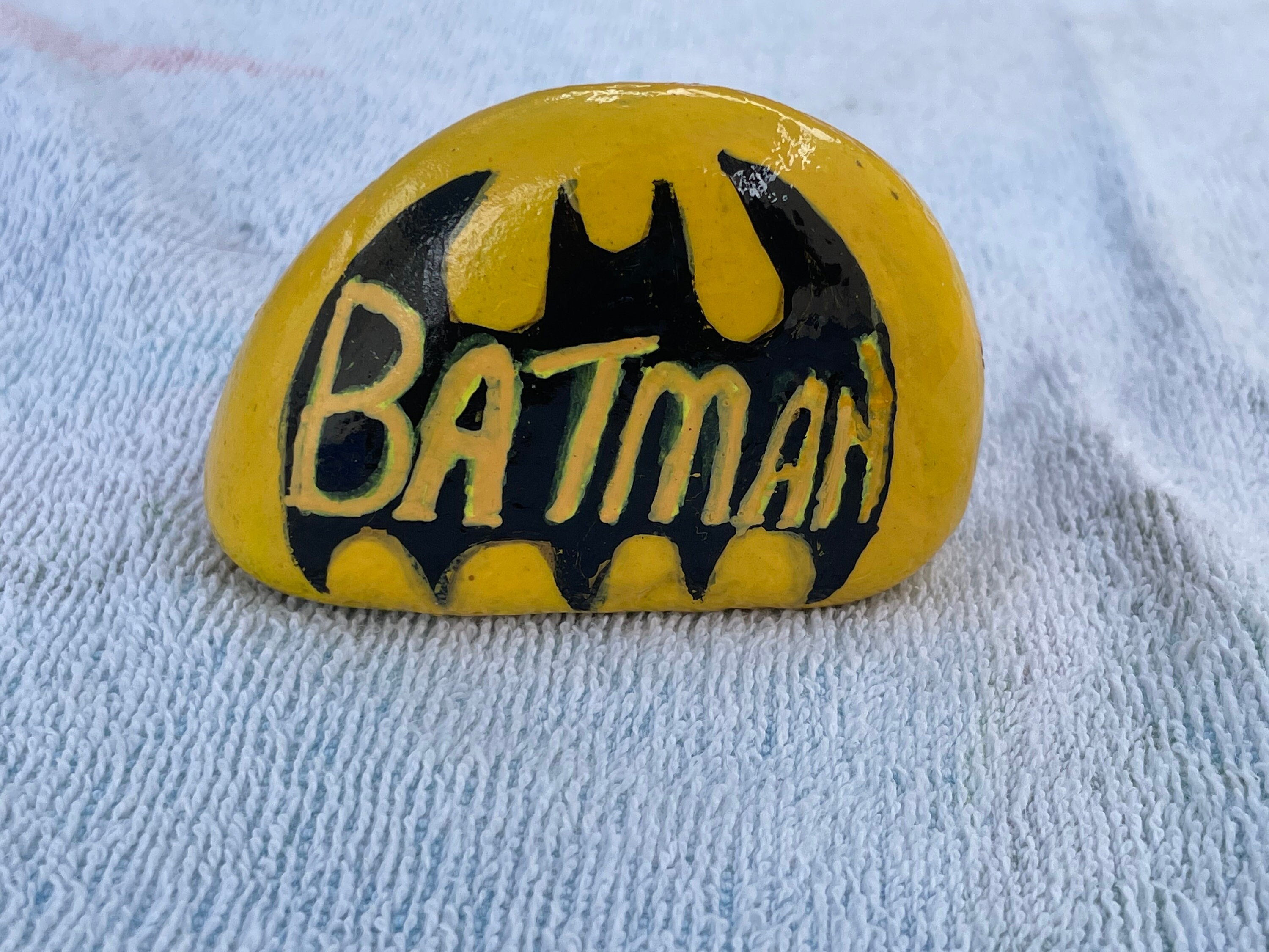Superhero Painted Rocks for Garden - Etsy