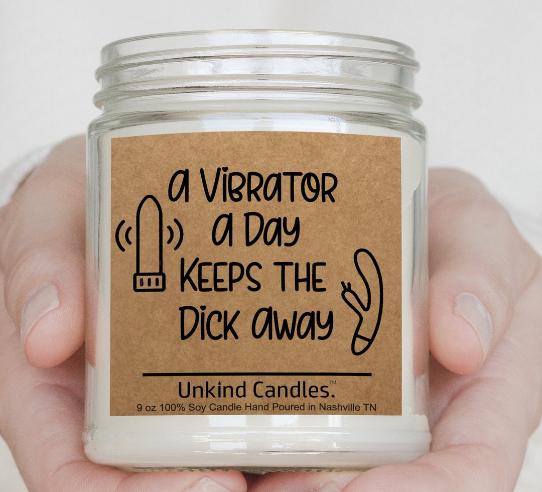 Vibe a Day, Soy Candle Inappropriate Home Decor, Funny Girl Power, Gift ...