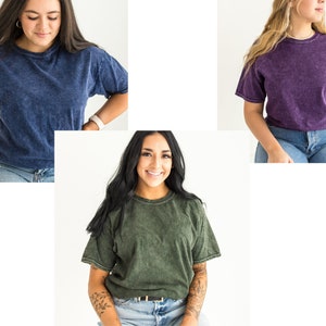 Colortone 1300 Mineral Wash Mockup Bundle Color Tone Unisex Mineral ...