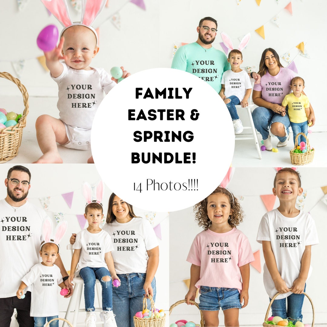 Mockup Bundle | Family Mockup | Easter Mockup | Spring Mockup | White ...