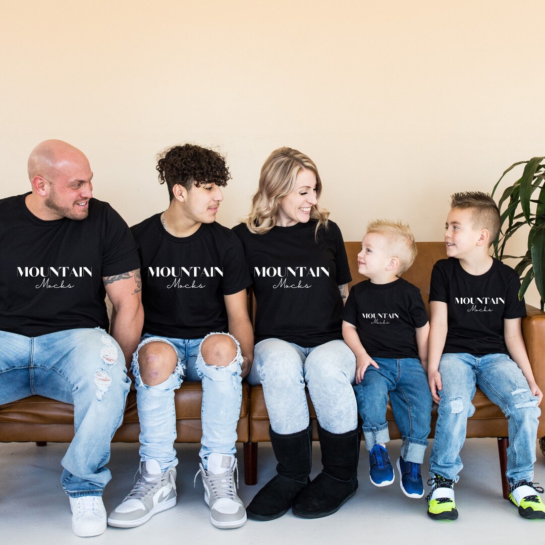 Family Mockup, Family Model Mockup, Bella Canvas 3001 Gildan 5100 ...