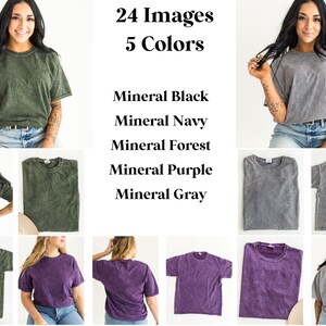 Colortone 1300 Mineral Wash Mockup Bundle Color Tone Unisex Mineral ...