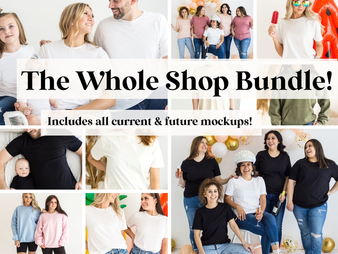 Whole Shop Mockup Bundle Entire Shop Bundle Full Access Shop Pass Bella ...