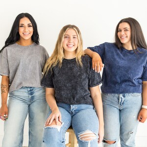 Colortone 1300 Mineral Wash Mockup Bundle Color Tone Unisex Mineral ...