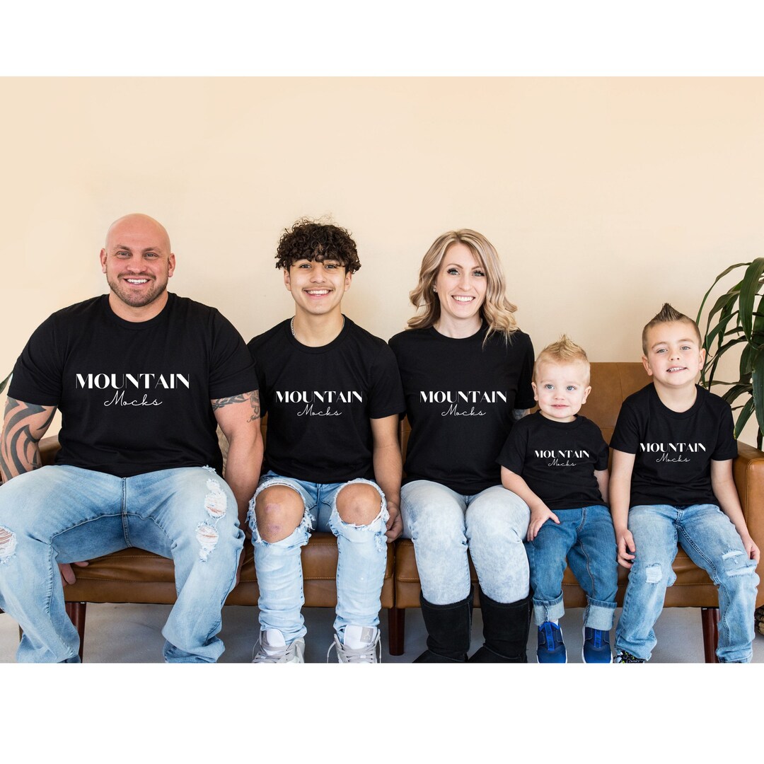 Family Mockup, Family Model Mockup, Bella Canvas 3001 Gildan 5100 ...