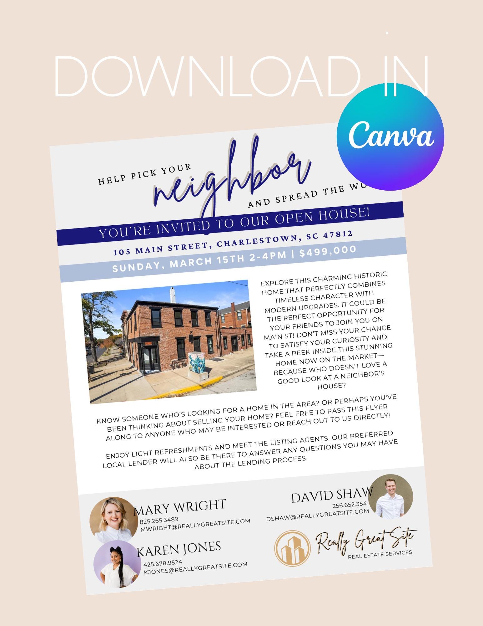 Help Pick Your Neighbor and Spread the Word | Customizable Real Estate ...