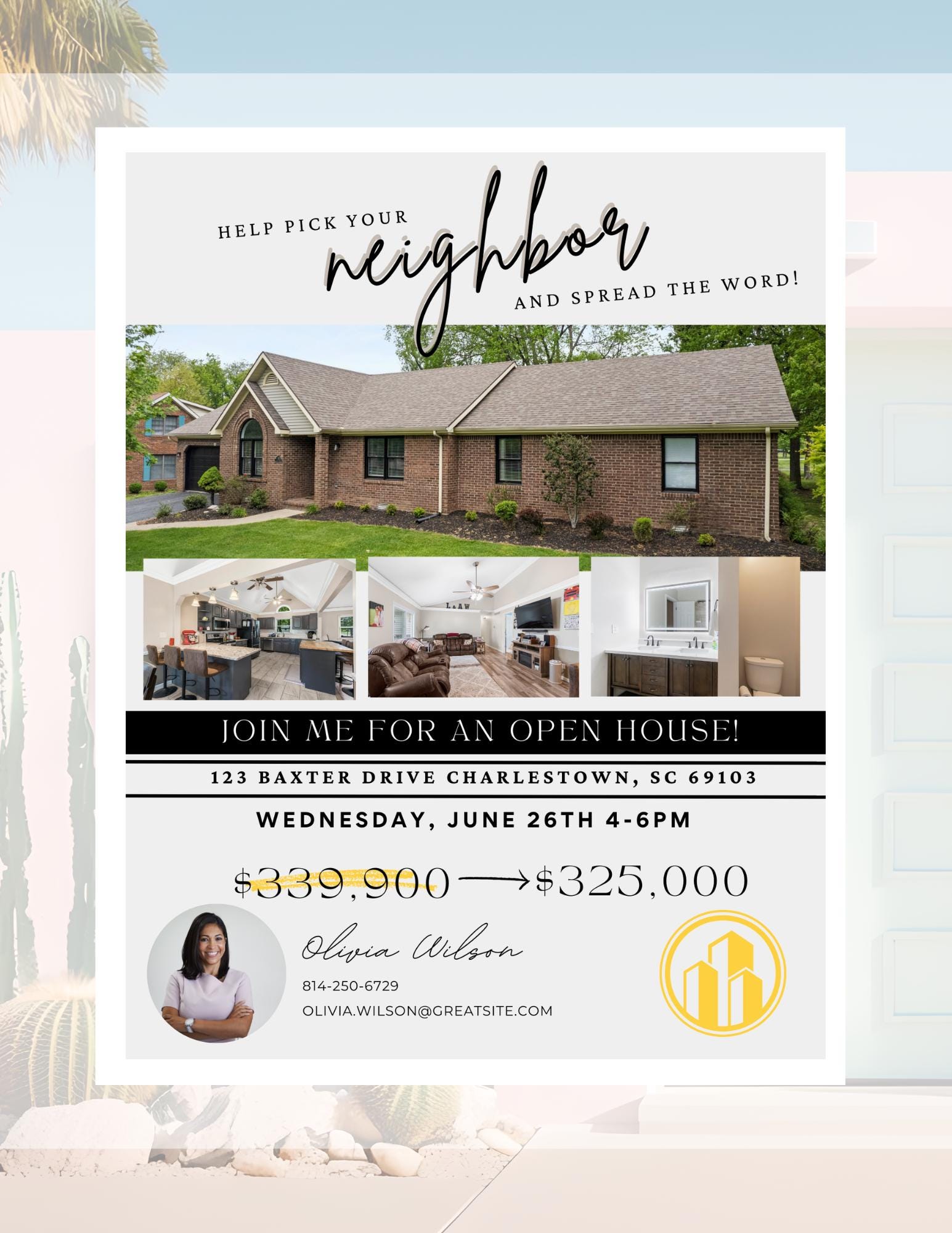 Help Pick Your Neighbor and Spread the Word | Customizable Real Estate ...