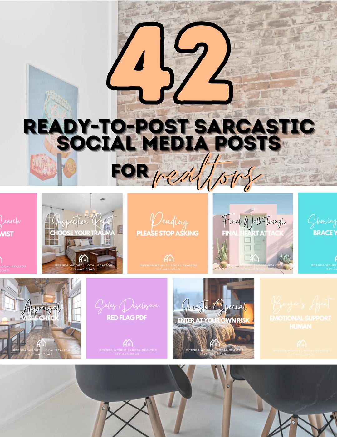 42 Funny Real Estate Social Media Posts | Realtor Instagram Content ...