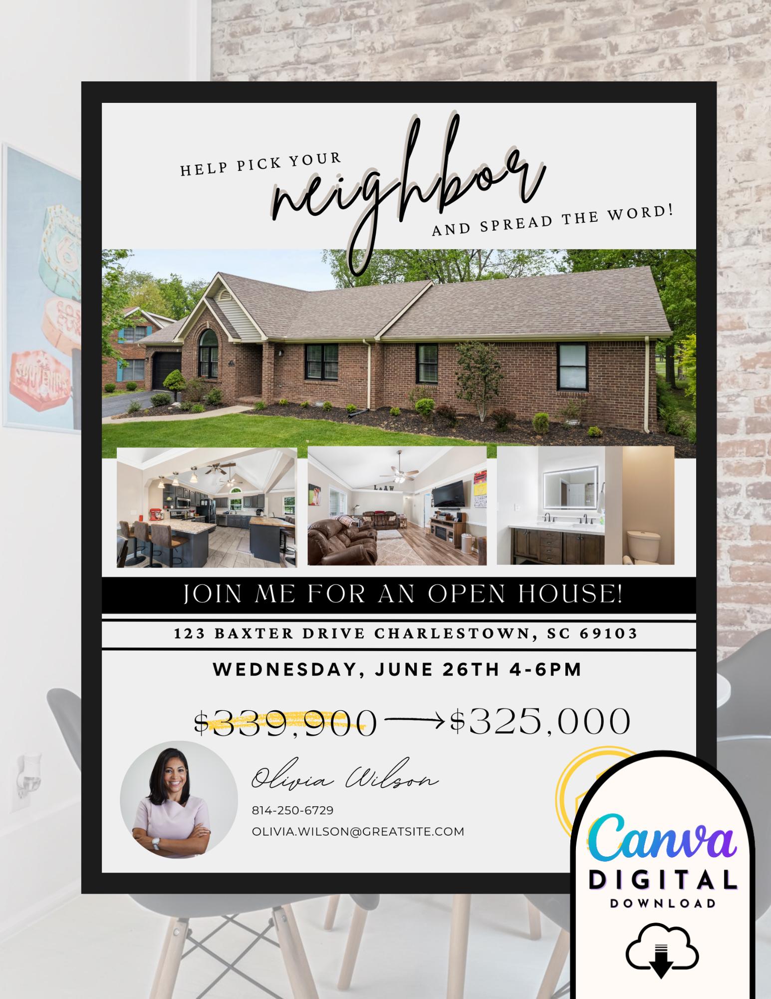 Help Pick Your Neighbor and Spread the Word | Customizable Real Estate ...