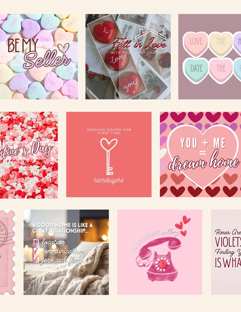 14 Valentine's Day Real Estate Social Media Templates | Realtor ...