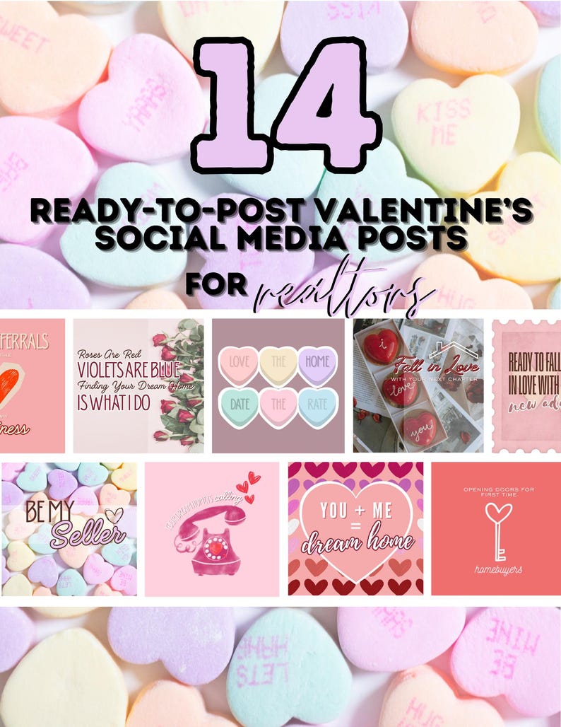 14 Valentine's Day Real Estate Social Media Templates | Realtor ...