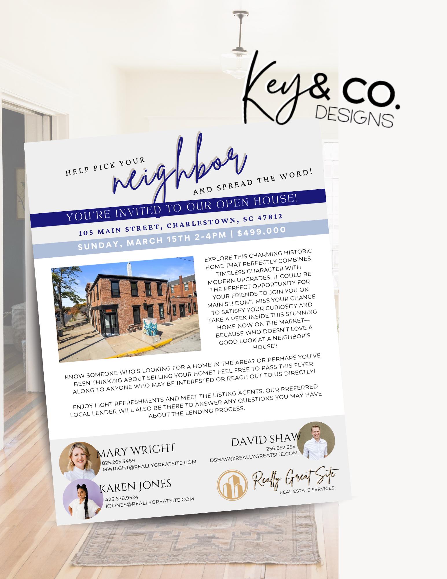 Help Pick Your Neighbor and Spread the Word | Customizable Real Estate ...