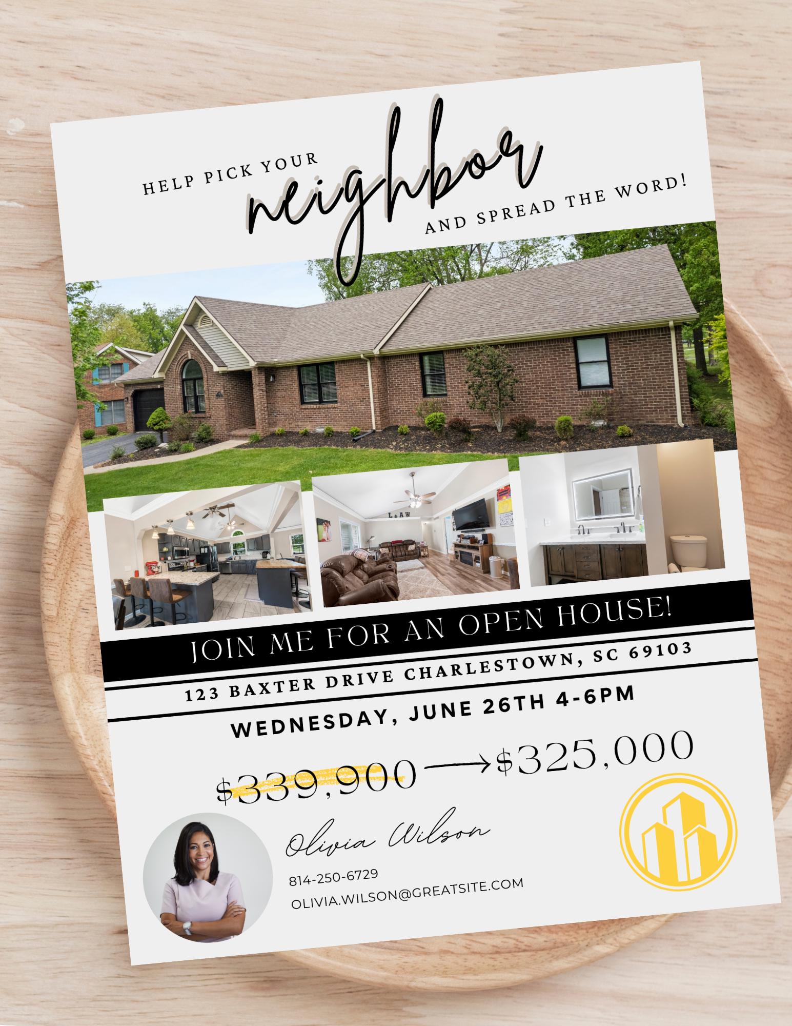 Help Pick Your Neighbor and Spread the Word | Customizable Real Estate ...