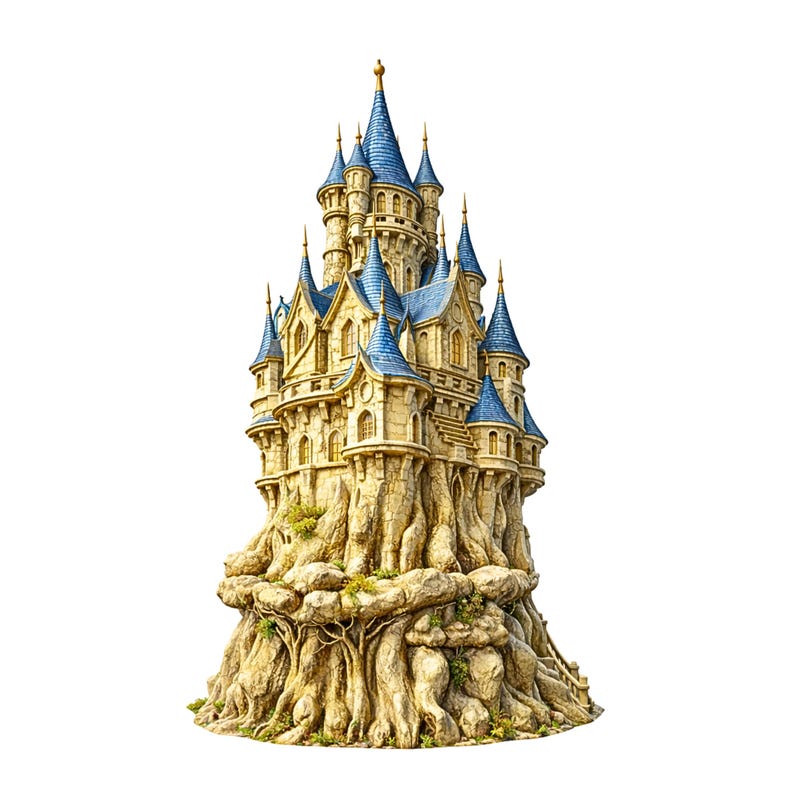 Elven Tree Castle STL | Fantasy Diorama & Dnd Terrain (digital Download ...
