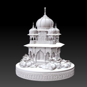 Indian Temple Pavilion STL | Maharaja Palace Model | 3D Printable ...