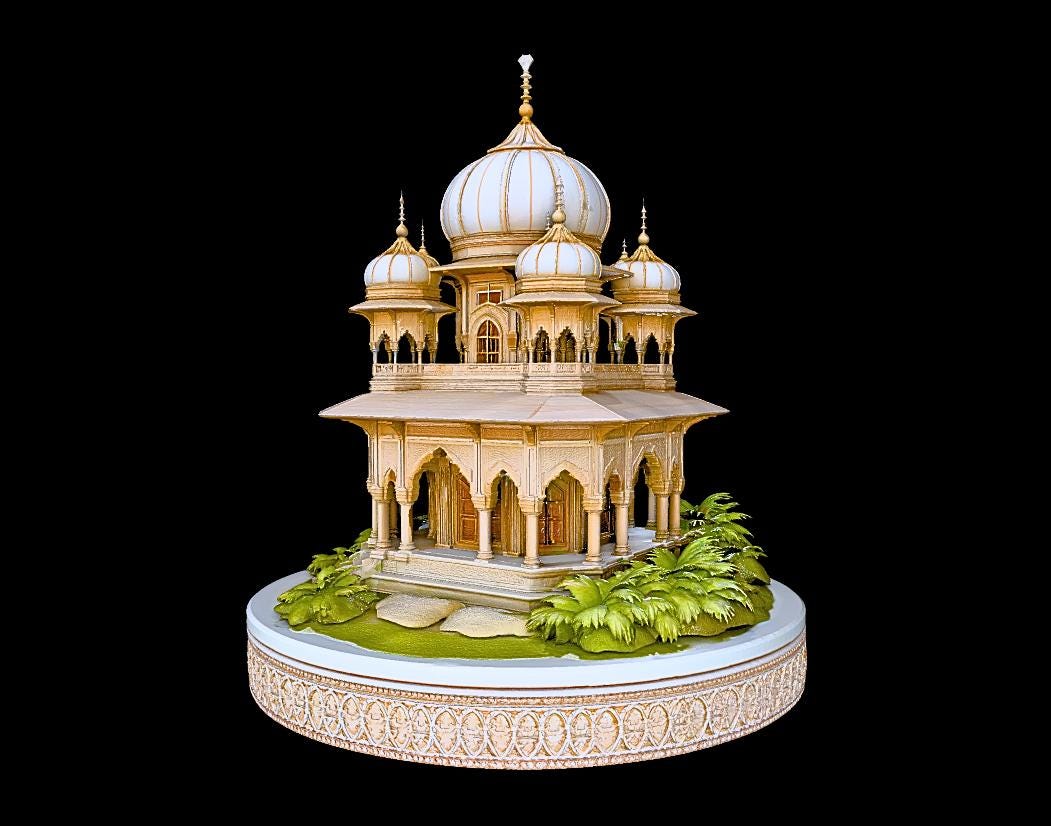 Indian Temple Pavilion STL | Maharaja Palace Model | 3D Printable ...