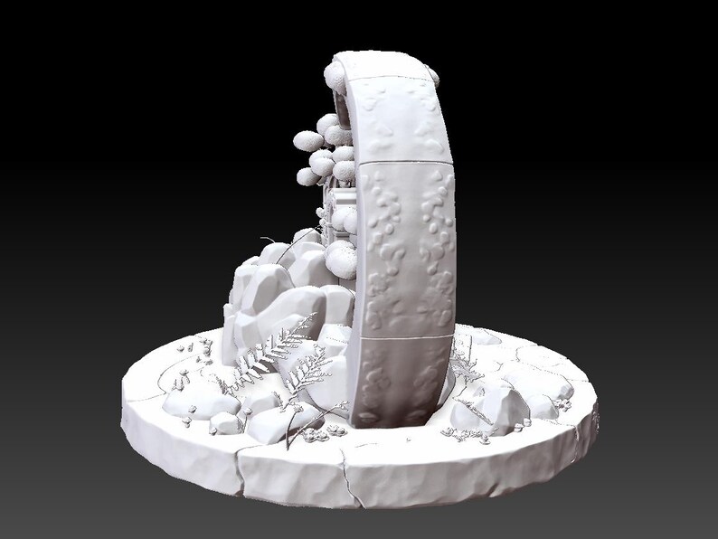 Mystic Stone Portal Diorama STL | Ancient Fantasy Ruins (digital ...