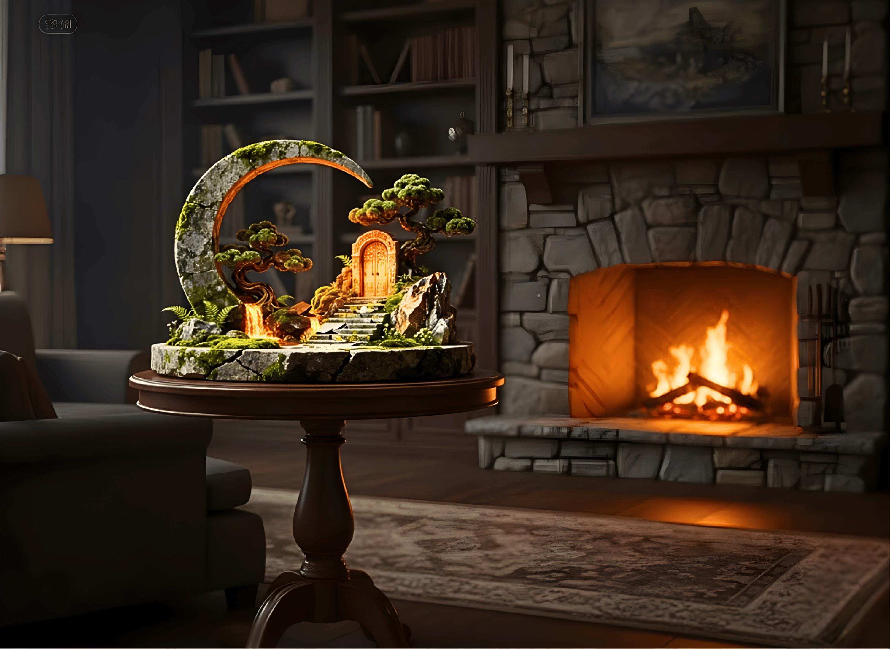Mystic Stone Portal Diorama STL | Ancient Fantasy Ruins (digital ...