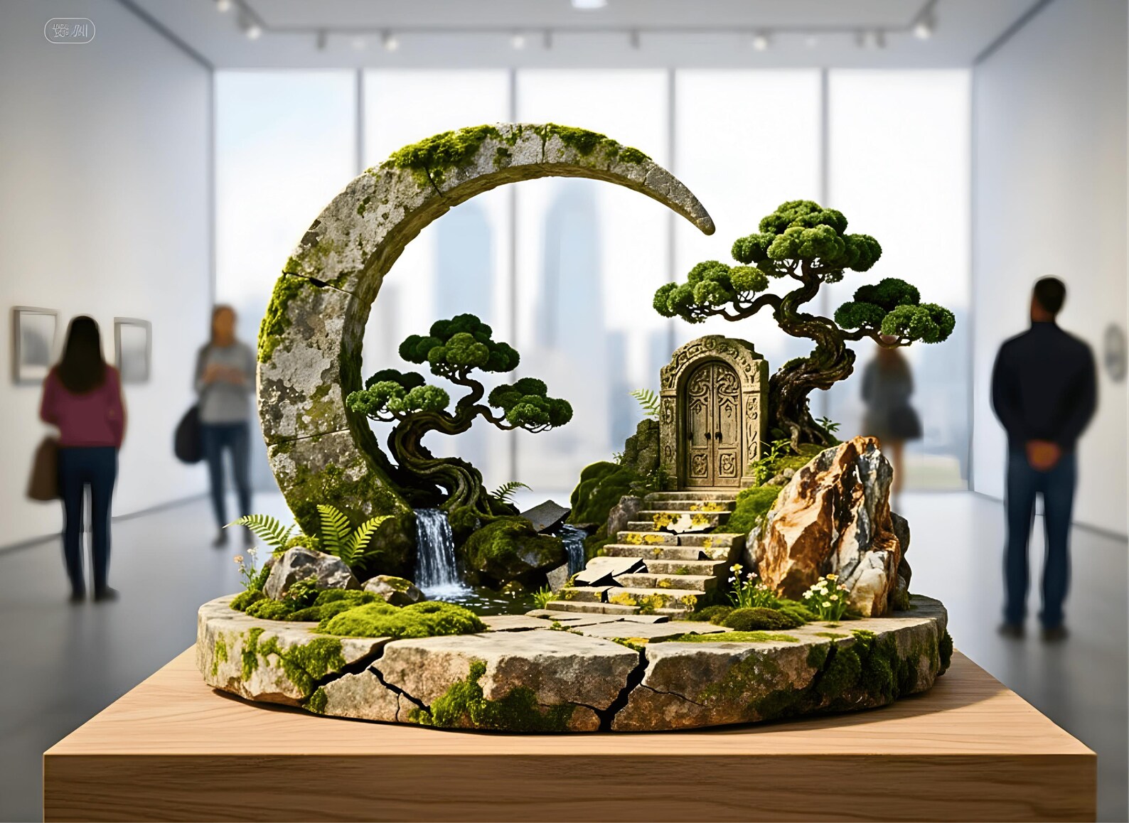 Mystic Stone Portal Diorama STL | Ancient Fantasy Ruins (digital ...