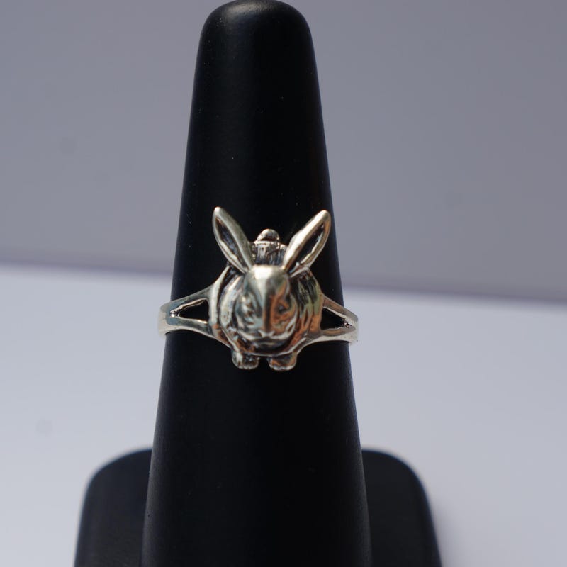 Rabbit Ring - Etsy
