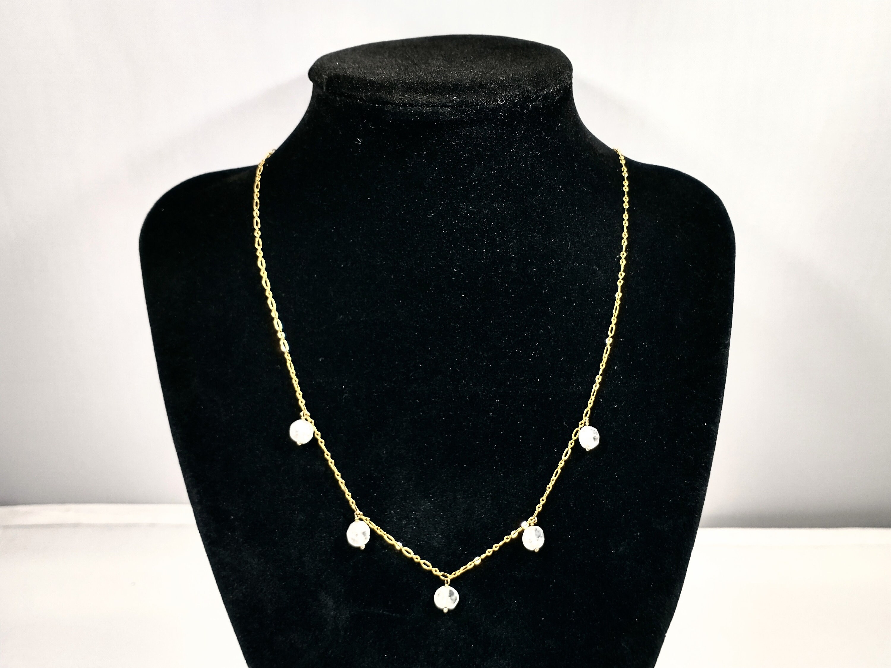 Vintage SEREFINA Signed Gold Tone Necklace With Cloudy Crystal - Etsy