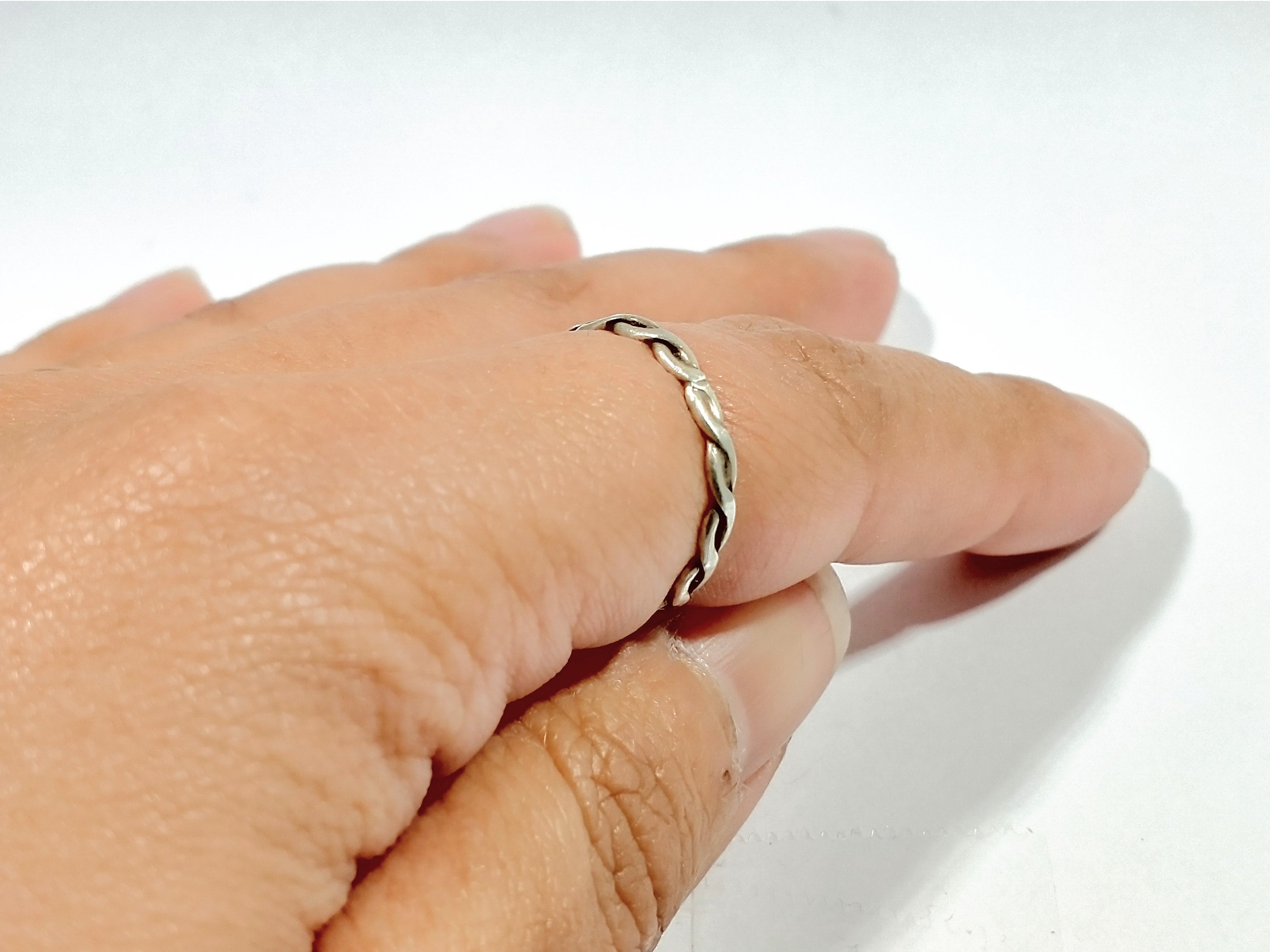 Vintage Sterling Silver Twisted Vine Ring - Etsy