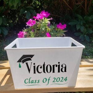 Personalized Graduation Basket, Custom Class of 2025 Bucket, Grad Gift ...